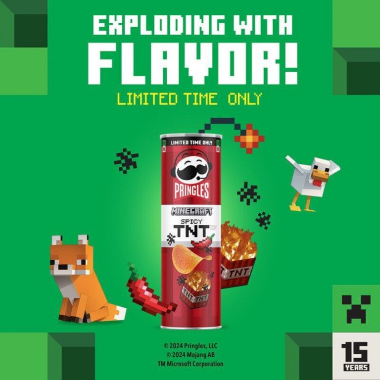 Pringles lance une édition limitée Minecraft Spicy TNT - La veille des ...