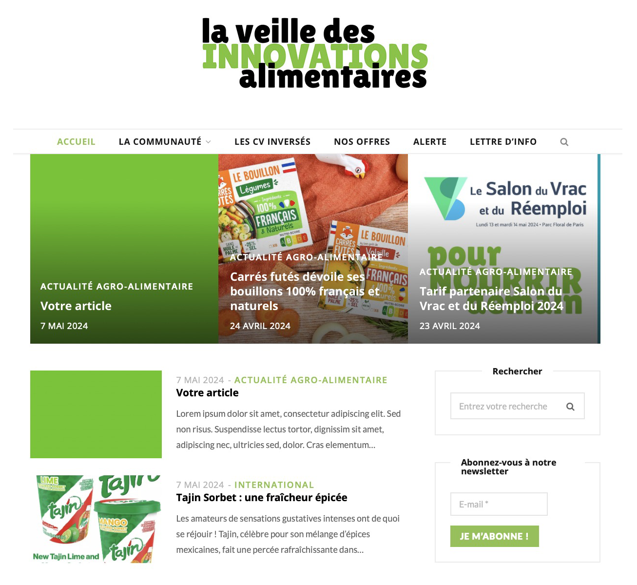 Des barres protéinées bonnes pour la santé - La veille des innovations alimentaires