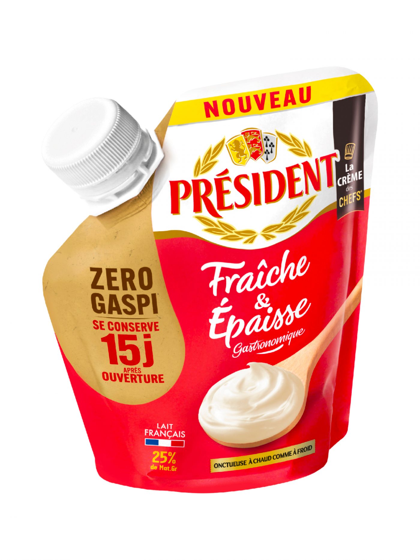 Président revoit sa crème fraîche pour limiter les pertes - La veille ...