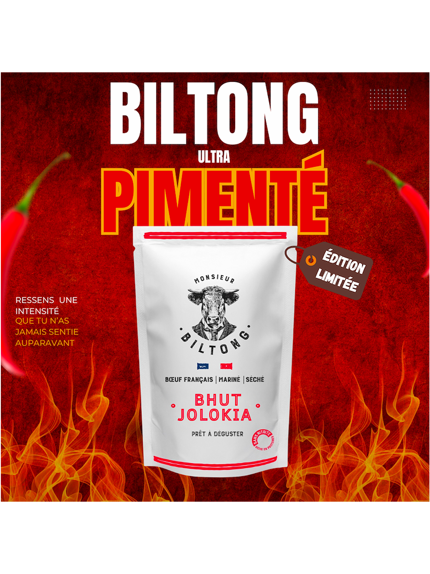 Monsieur Biltong mise sur le Bhut Jolokia pour les amateurs de ...