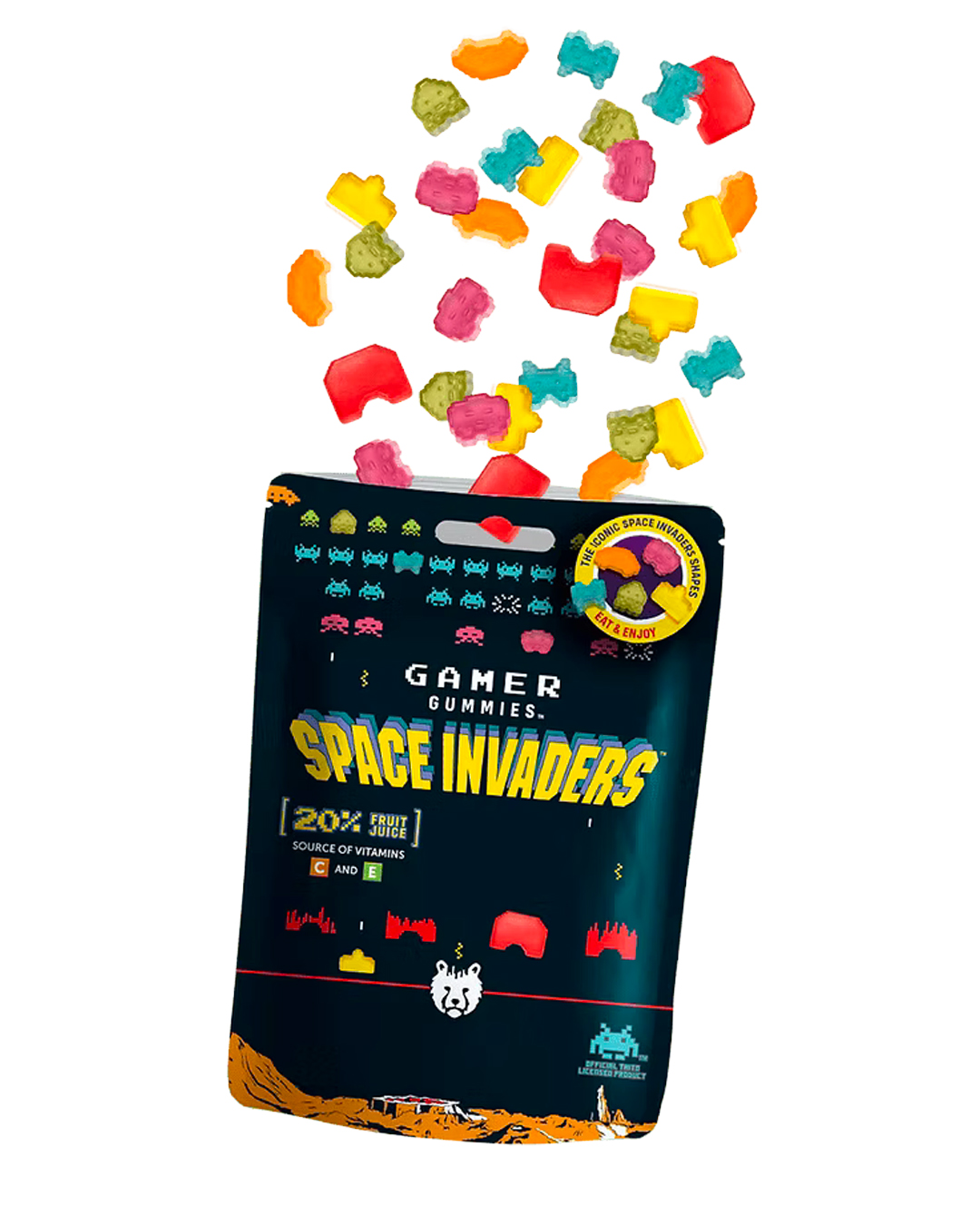Powerbeärs transforme Tetris et Space Invaders en bonbons ludiques - La ...