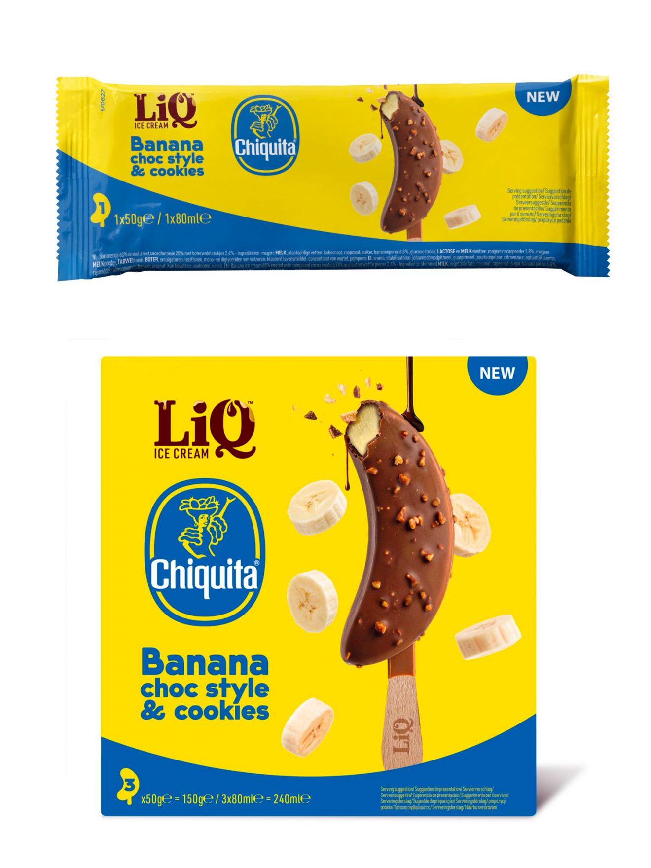 LiQ et Chiquita misent sur la banane glacée - La veille des innovations ...